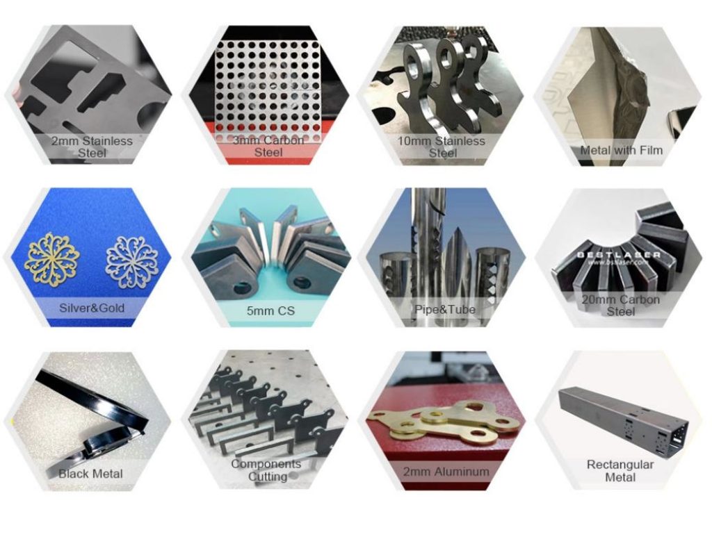 CNC Flatbed Single Table Fiber Metal Laser Cutting Machine - BST LASER